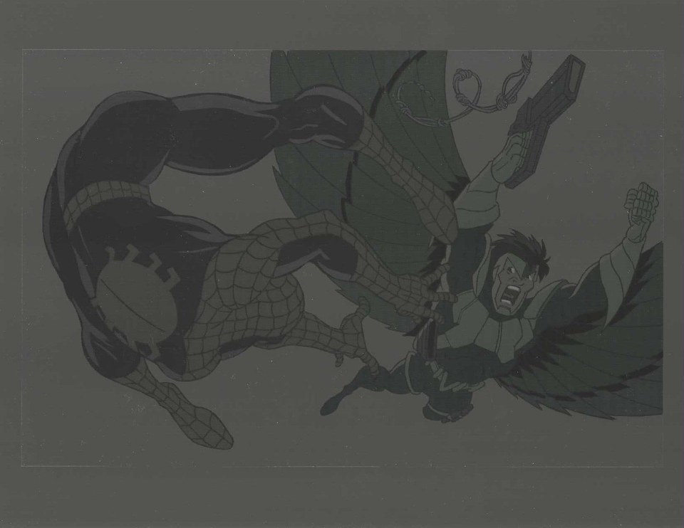 Spider-Man/Venom Lithograph (Marvel,1994) NM+ 9.6, Venom/Spider-Man ...