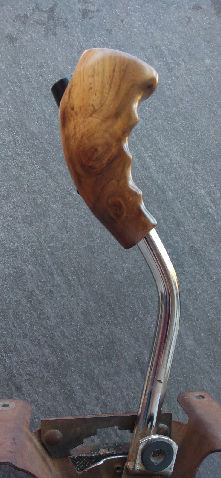 66-76 A/B/E Body Mopar Automatic Hand Made Wood Pistol Grip Shift Knob ...