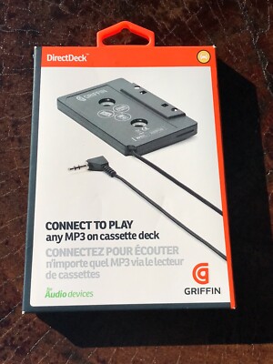 GRIFFIN Direct Deck Universal Audio Cassette Adapter Car Deck to MP3 ...