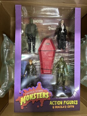 Neca Store Fright NECA Crypt Club Frankenstein Dracula Creature Wolf ...
