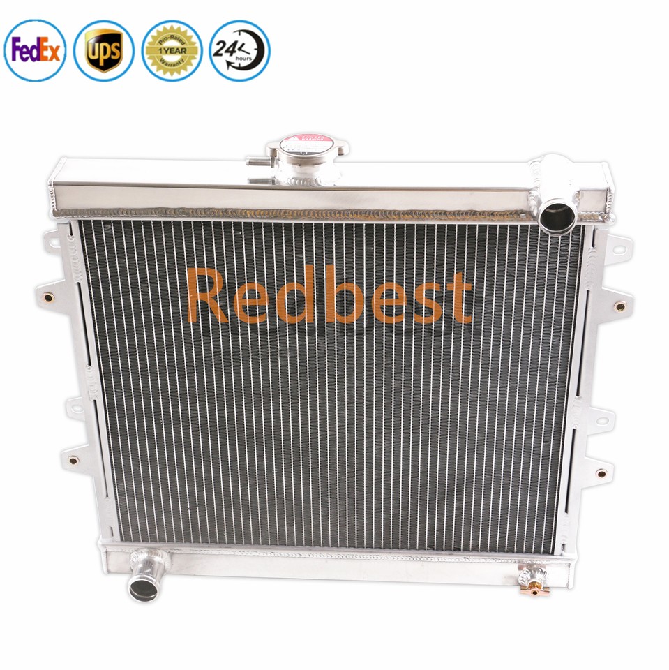 3 ROWS ALUMINUM RADIATOR FOR 1984-1995 Toyota 4Runner Pickup DLX SR5 2 ...