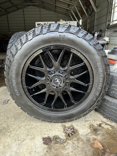4 Like New Motiv Rims & Tires From 17 Nissan Titan XD. Only 500 Miles ...
