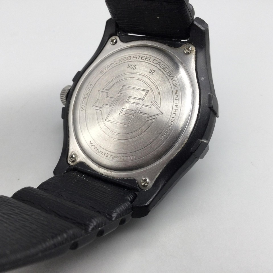 Timex Expedition Trail Series Watch Men 41mm Black Indiglo Date New ...
