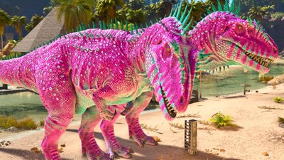 Ark ASA | PvE Official PC/XBOX/PS5 [Cotton Candy Carcha 1k Base Melee ...