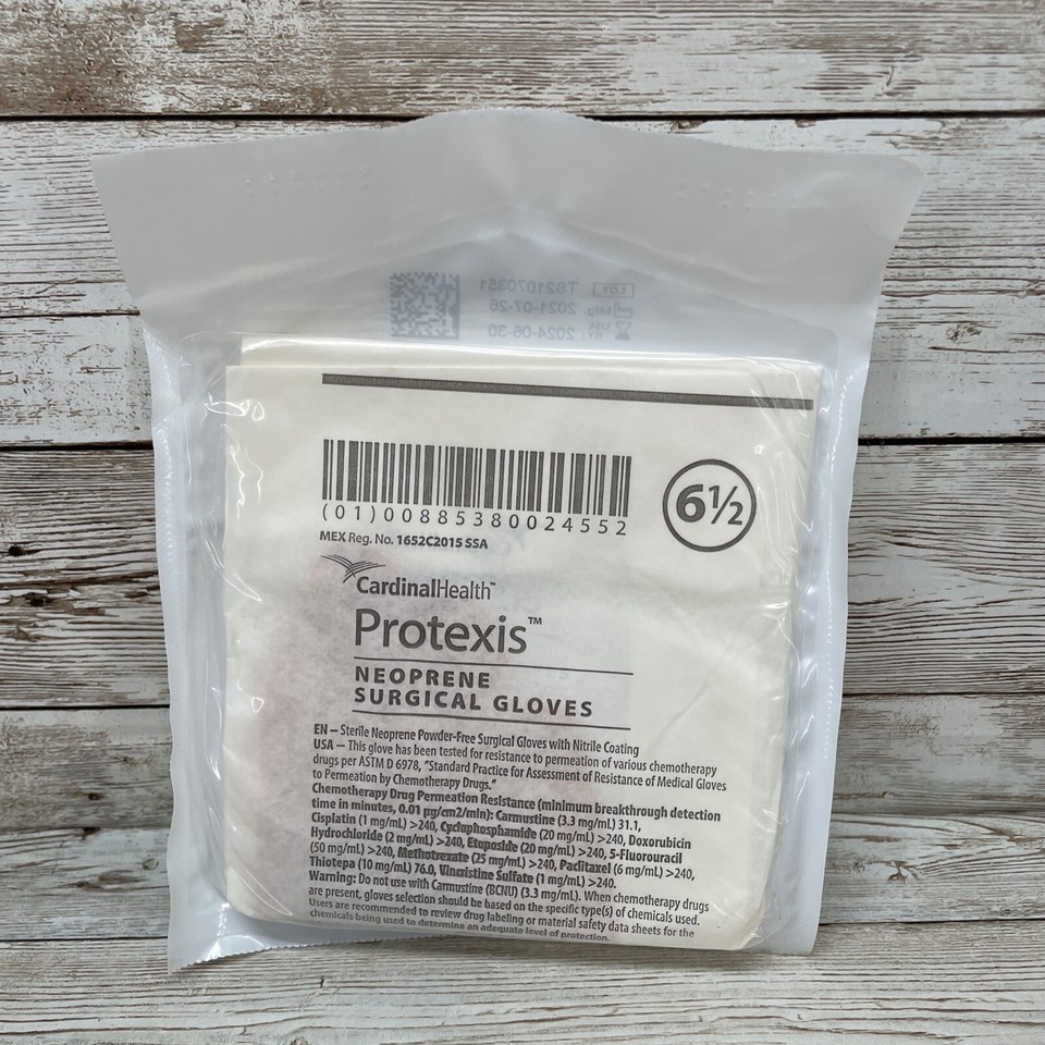 *33 PAIR* Protexis Neoprene Surgical Gloves Sterile 2D73DP65 Size: 6.5 Exp: 6/24 | eBay