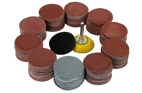 300 Pcs Sanding Discs Pads Hook and Loop Adhesive Sanding Discs 50mm ...