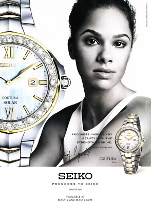 SEIKO WATCH MAGAZINE promo ad #11 2015 "NOT A WATCH" MISTY COPELAND | eBay