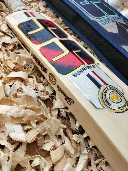 English Willow Cricket Bat Thick Edges Grade 1 Full Size Short Handle ...