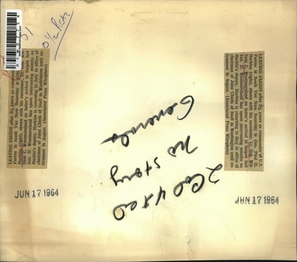 General Paul D Harkins