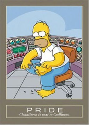 2006 THE SIMPSONS HOMER SIMPSON PRIDE POSTER 22X34 NEW FREE SHIPPING | eBay
