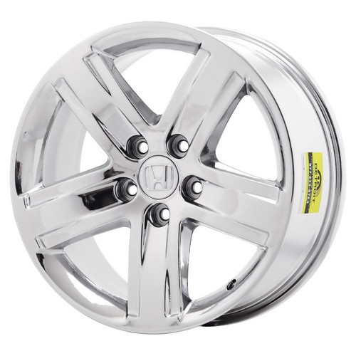 18" HONDA RIDGELINE PVD BRIGHT CHROME WHEELS-C RIMS FACTORY OEM 63655 ...