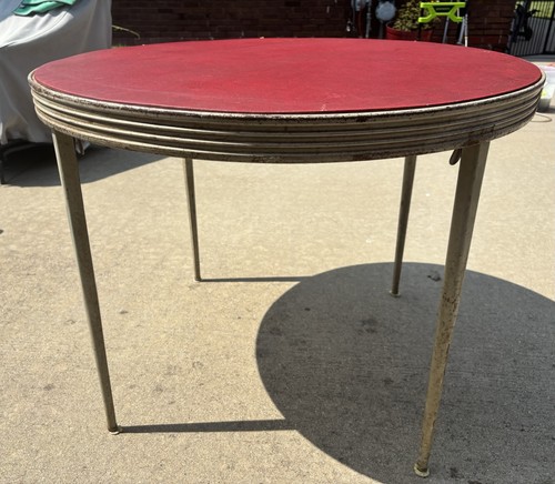 Vintage Durham Line Table No. 5135 Folding Card Table Mid-Century ...