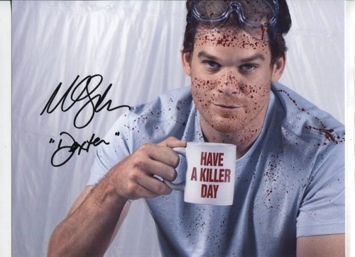 DEXTER six feet under MICHAEL C HALL signed AUTOGRAPH 9720 | eBay