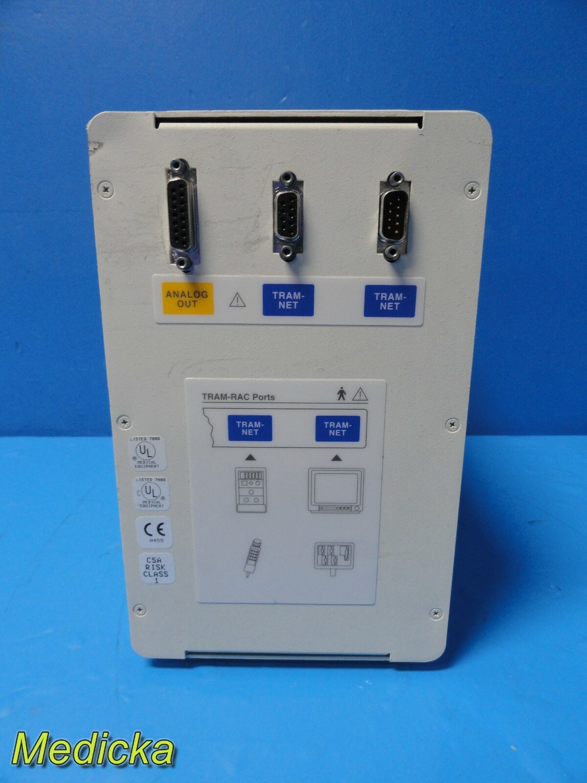 GE Marquette Tram Rac-4A Module Rack With Mounting Bracket*TESTED ...