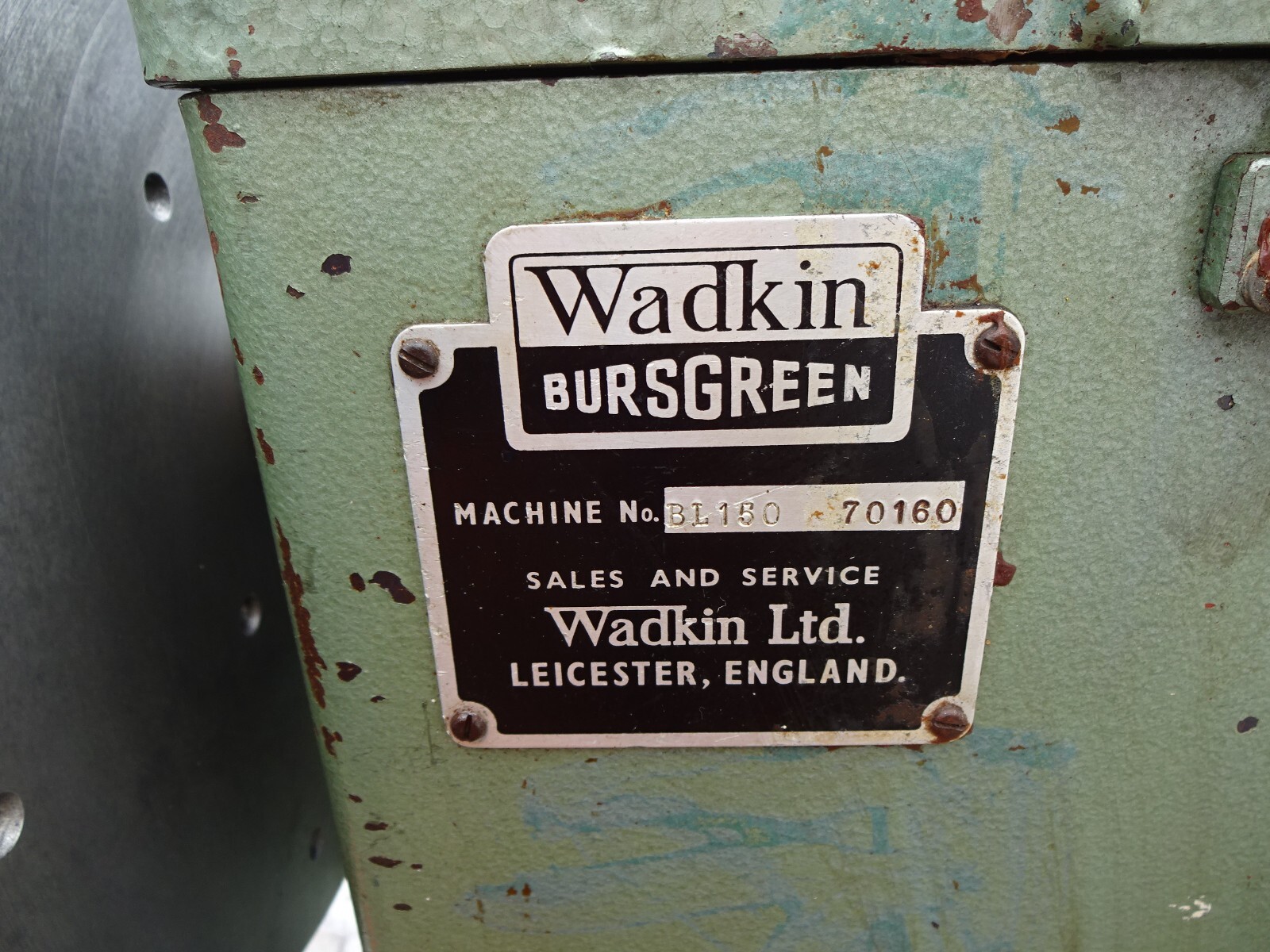 Wadkin wood lathe 6" centre x 32" + 14" face plate on the rear end +6 3 ...