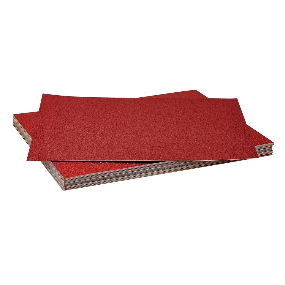 30 Sheets Glitter Red Cardstock Paper for DIY Crafts, 300GSM, 8.5 x 11 ...