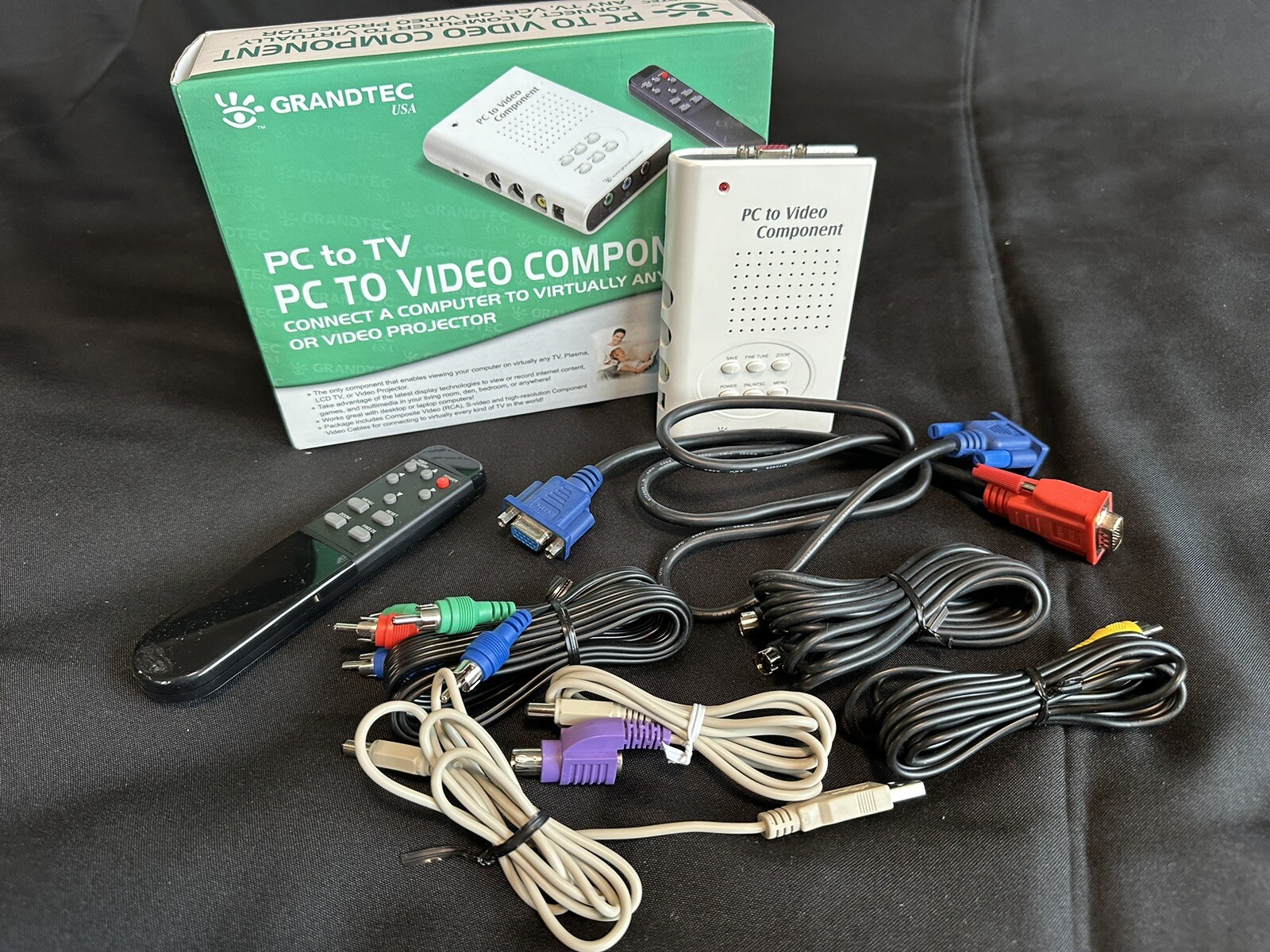 GrandTec USA PC to Video Component - PC to TV Converter | eBay