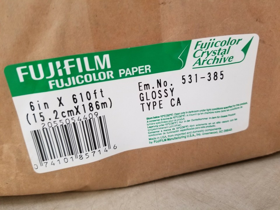 Fujifilm Fujicolor Paper 6" x 610' Glossy (531-385) | eBay