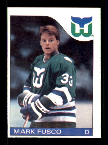 1985-86 O-Pee-Chee #74 Mark Fusco - Crease Free | eBay
