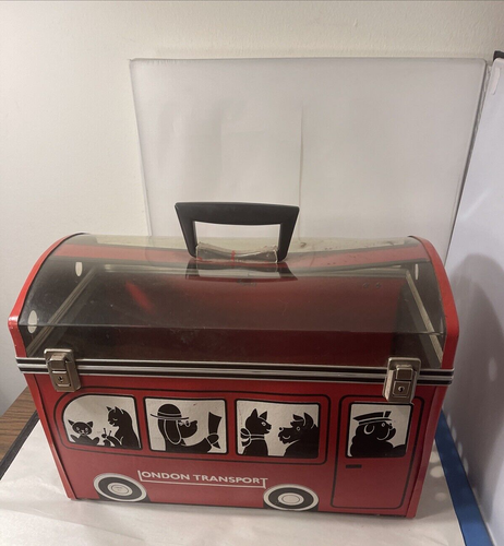 70's ALCO London Transport Bus Small Cat/Dog Small Pet Carrier ...
