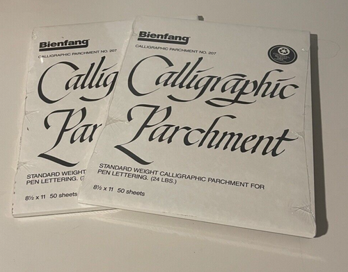 100-Sheets Total SEALED Hunt Bienfang Calligraphy Pen Lettering ...