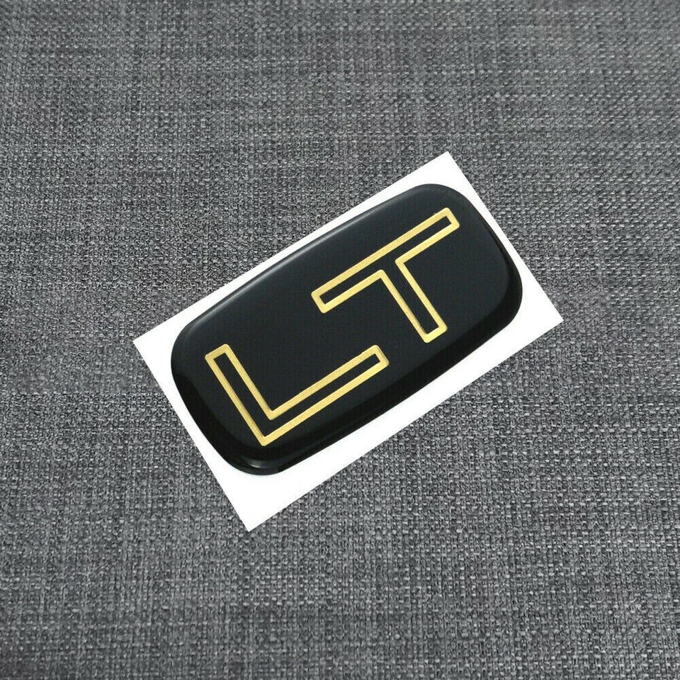 For 1992-2007 LT Emblem 15036136 (Gold Black)-2Pc | eBay
