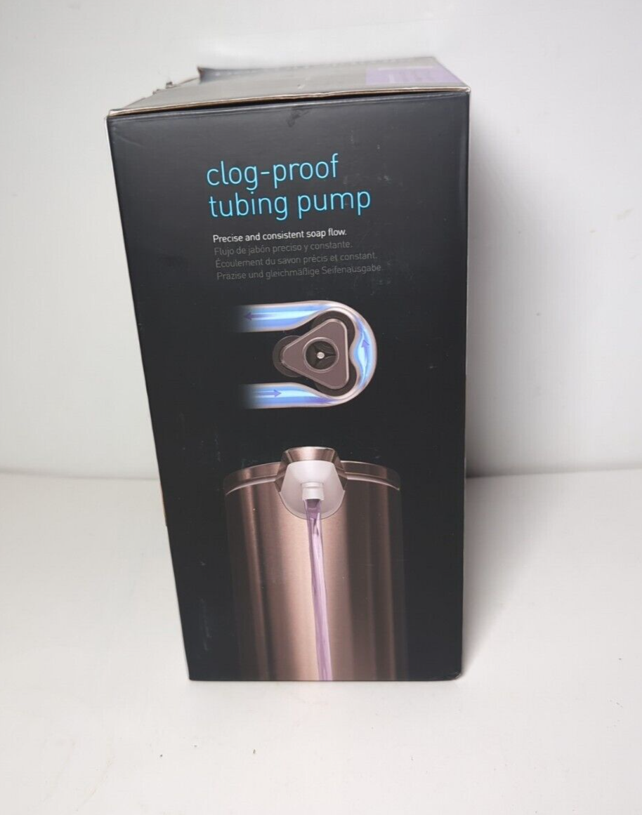 SIMPLEHUMAN ST1066 9 oz Touch Free Sensor Liquid Soap Dispenser | eBay