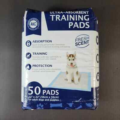 American Kennel Club Scented Dogs Training Pads with Ultra Absorbent ...