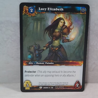 World Of Warcraft Crown Of The Heavens 91/198 Lucy Elizabeth TCG Card ...