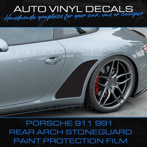 Fits:- Porsche 911 991 PPF Stone Guard Paint Protection Rear Arch ...
