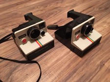 Vintage Polaroid One Step Rainbow Stripe Sx-70 Instant Film Land Camera ...