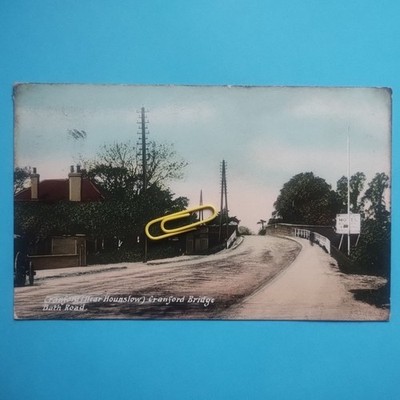 Cranford (near Hounslow). Cranford Bridge, Bath Road - Posted 1906 | eBay