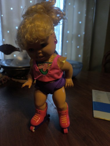 Tyco Roller Baby Skates Rollerblade California 15" Doll Vintage 1991 ...