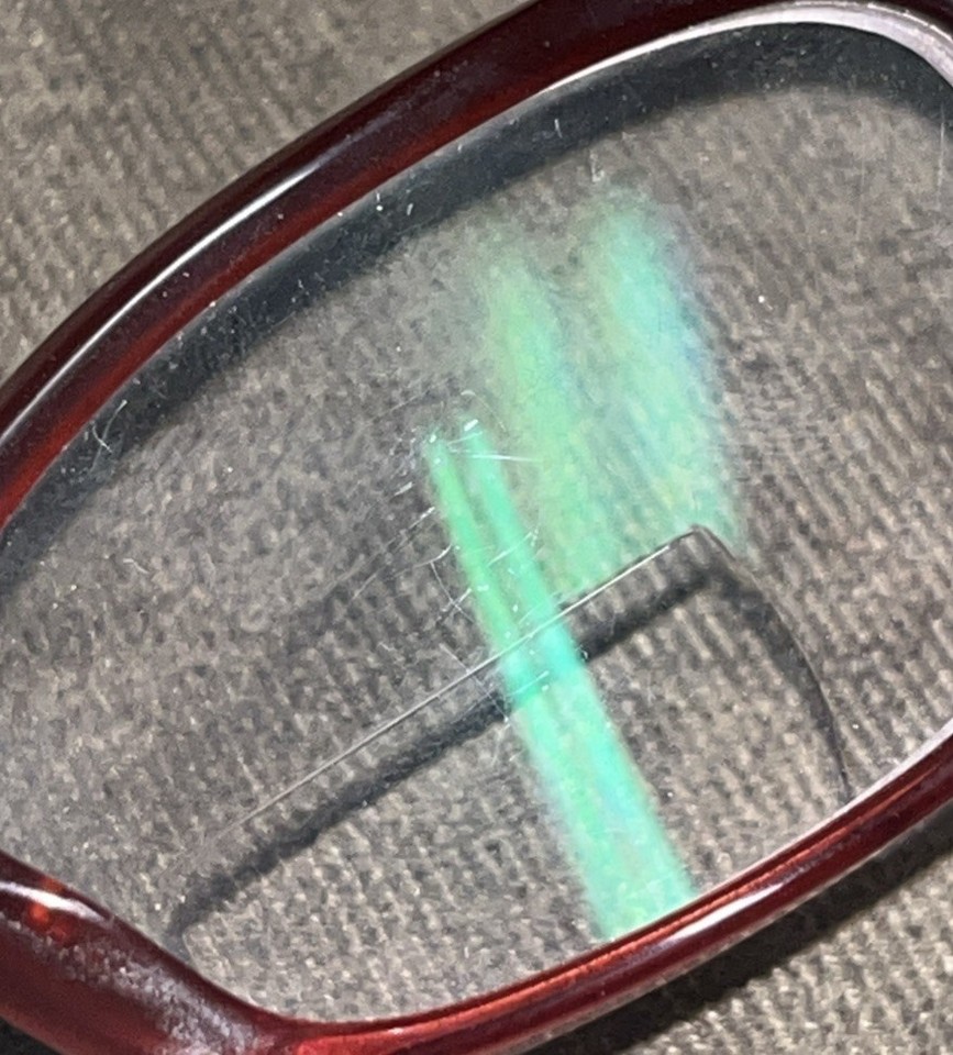 Prada Burgundy Red Silver Eyeglasses Frames VPR 15P MAX-1O1 53-16 135 ...