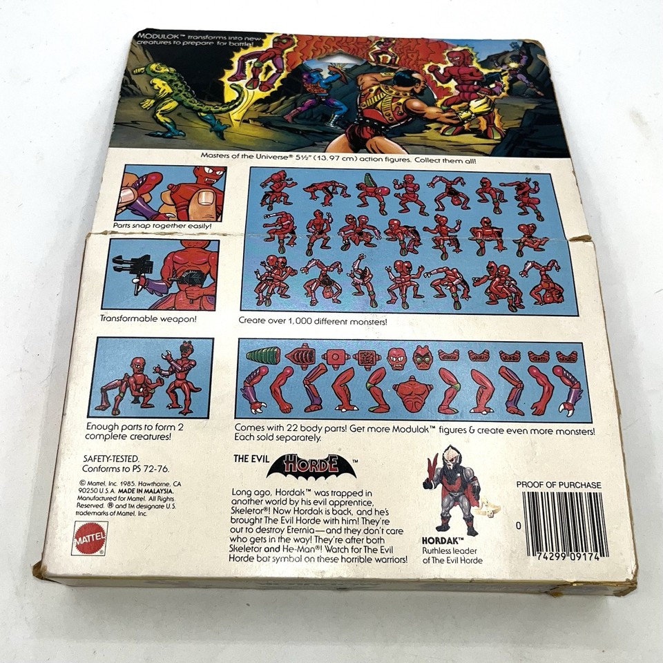 Vintage 1985 Masters of the Universe MOTU Modulok Figure Complete W ...