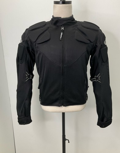 Fieldsheer Black Mesh Zip-Up Motorcycle Jacket Size S | eBay
