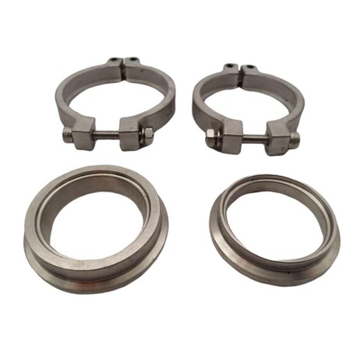 2 Pièces 1.73 "44mm V Band Bride Clamp Set Pour MVR 44mm Wastegate ...