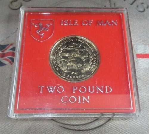 Nigel Mansell F1 Champion 1993 Isle of Man Verenium £2 Coin Proof-Like ...