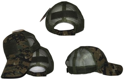 Woodland Camo Marpat Operator Operators MESH Cap Hat Patch adjustable ...