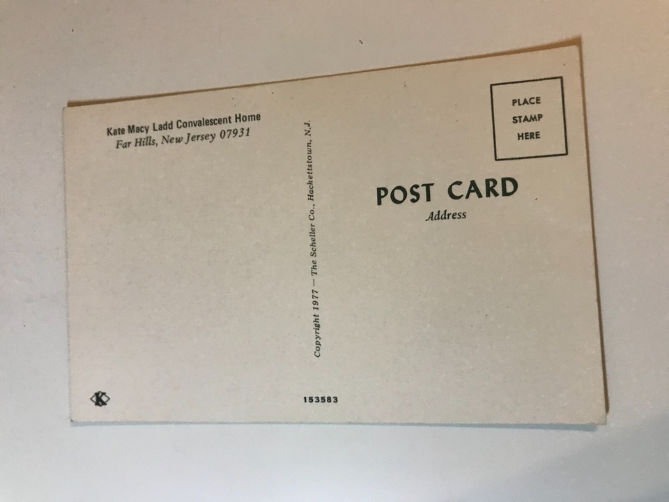 Kate Macy Ladd Convalescent Home Far Hills New Jersey Postcard | eBay UK