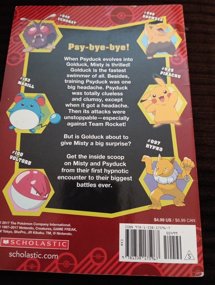 Pokémon Chapter Bks.: Psyduck Ducks Out (Pokémon: Chapter Book) by S. E ...