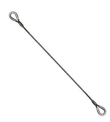 3/8" x 14' ft Wire Rope Choker Sling Thimbles Tagged Overhead Crane ...