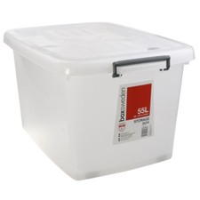 Montgomery 100l Heavy Duty Storage Container With Clip Lid for sale ...