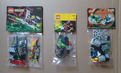Lego Space (3 KITS) 6836, 2543, 1195/ Years 1997, 1998, 2001 - COMPLETE ...