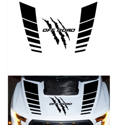 Racing Stripes Car Sticker Claw Scratch Decal Auto Hood Bonnet Vinyl ...