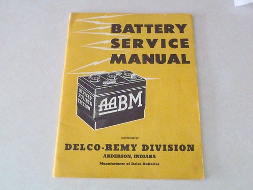 1958 Delco-Remy Battery Service Manual 4th Ed | eBay