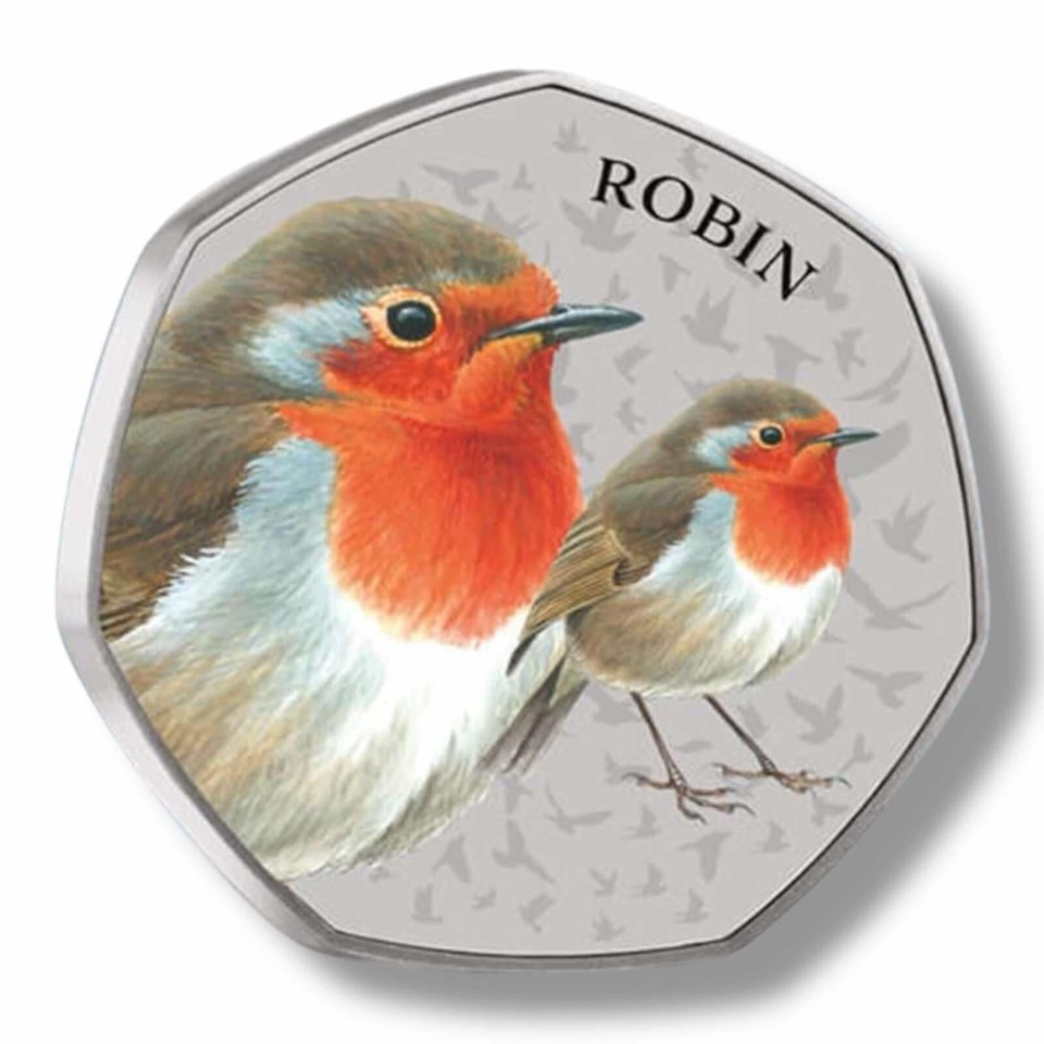 British Bird 50p Shaped Commemorative Coin Edition - Robin | eBay UK
