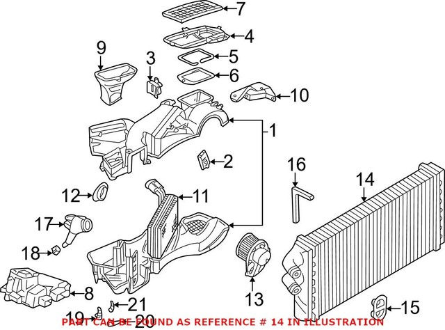 Volkswagen of America 8D1819030B - HVAC Heater Core for sale online | eBay
