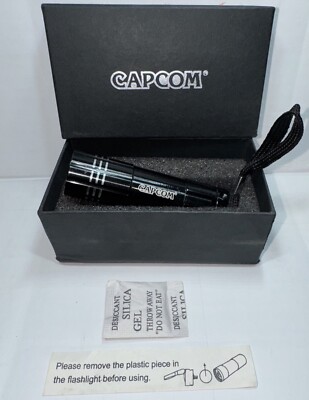 Capcom Promo Mini Led Flashlight Resident Evil w/ Original Box TESTED ...