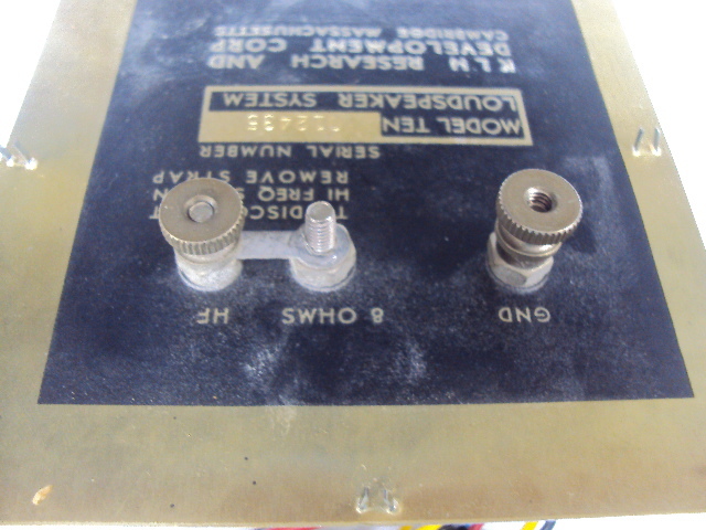 KLH Model 10 Crossover. Tested with 45 Watt Receiver. Parting Out KLH ...